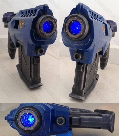 Stargate Atlantis blaster pistol Lanard mod with light up portal ...