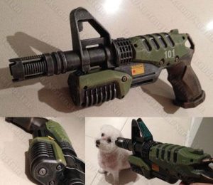 Fallout vault 101 blaster pistol Nerf Super Soaker mod – Board Game ...