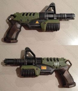 Fallout vault 101 blaster pistol Nerf Super Soaker mod – Board Game ...