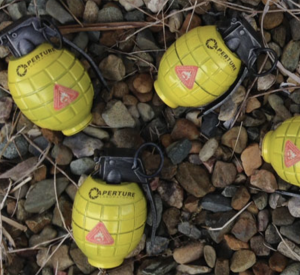 Aperture Science combustible lemon grenades by Cave Johnson – Board ...