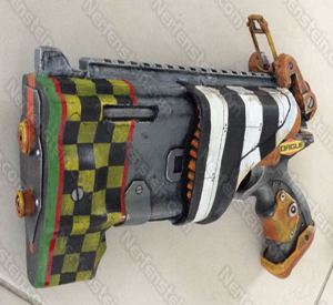 Borderlands Torgue pistol Nerf mod display prop – Board Game Gran ...