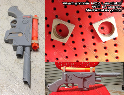 Warhammer 40K Imperial Laspistol scratch built prop gun – Board Game ...