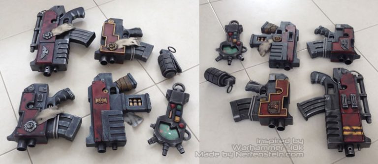 Prop lot Warhammer 40K Bolt guns, Auspex and Grenade props complete ...