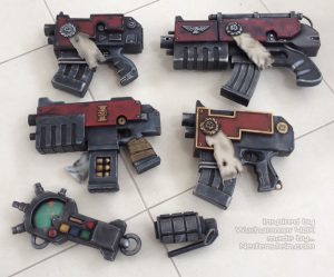 Prop lot Warhammer 40K Bolt guns, Auspex and Grenade props complete ...