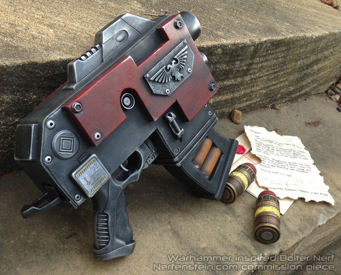 Warhammer 40K Nerf Bolter prop – Birthday fun! | Nerfenstein aka ...