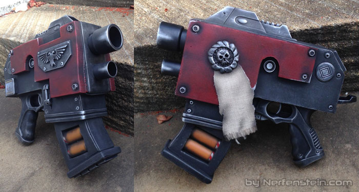 Warhammer 40K Nerf Bolter prop – Birthday fun! | Nerfenstein, Prop ...
