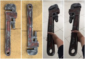 Greaser Batman and Mario dual use EVA foam pipe wrench prop – Board ...