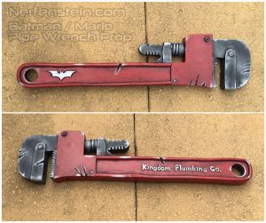 Greaser Batman and Mario dual use EVA foam pipe wrench prop – Board ...