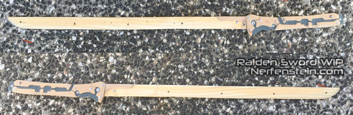 Metal Gear Solid Rising – Raiden sheath, sword and knife props ...