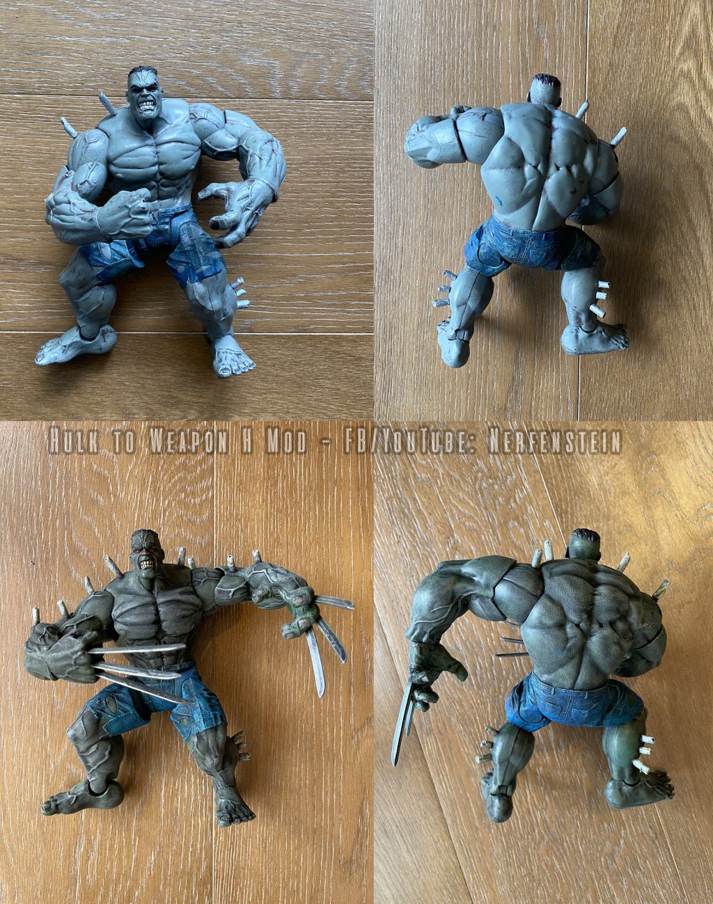 Hulk to Weapon H repaint and mod – Board Game Gran, Nerfenstein ...